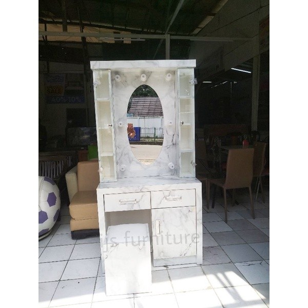 Jual Meja Rias HPL BLOKTIK Minimalis | Renos