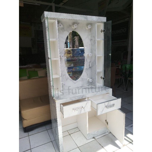 Jual Meja Rias HPL BLOKTIK Minimalis | Renos