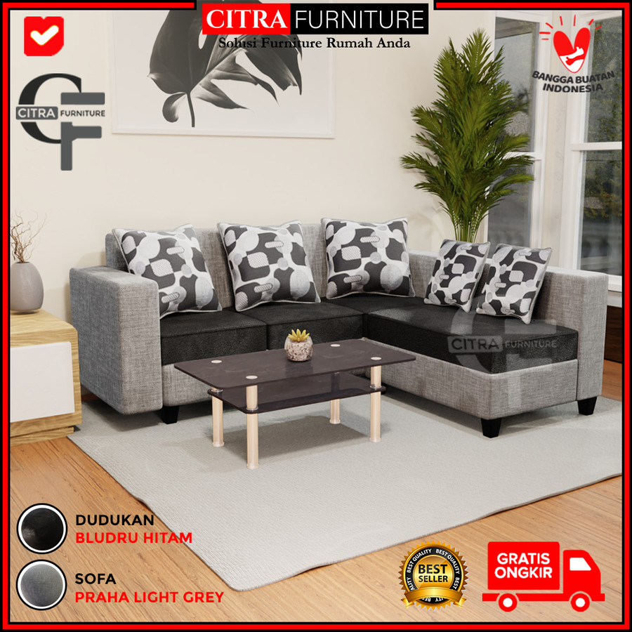 Jual Sofa sudut minimalis (FREE ONGKIR) | Renos