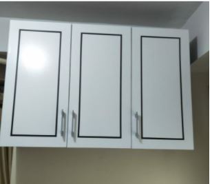 Jual KITCHEN SET 3 PINTU PUTIH LIST | Renos