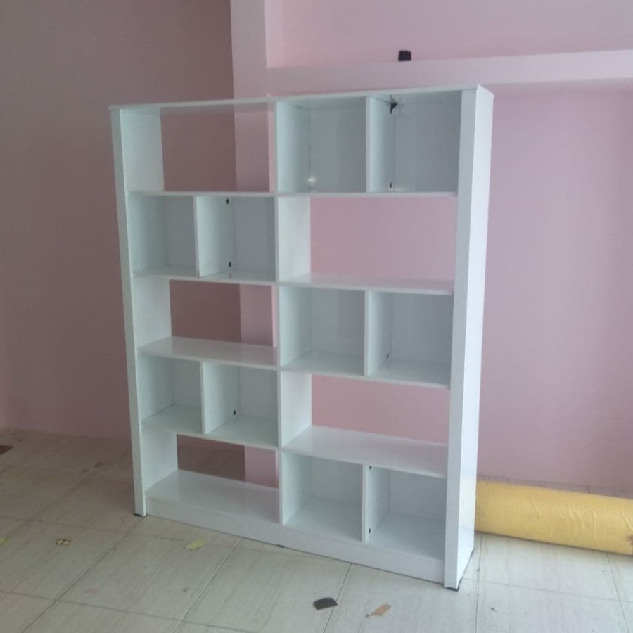 Jual LEMARI SEKAT RUANGAN / RAK BUKU / LEMARI HIAS BUKU | Renos