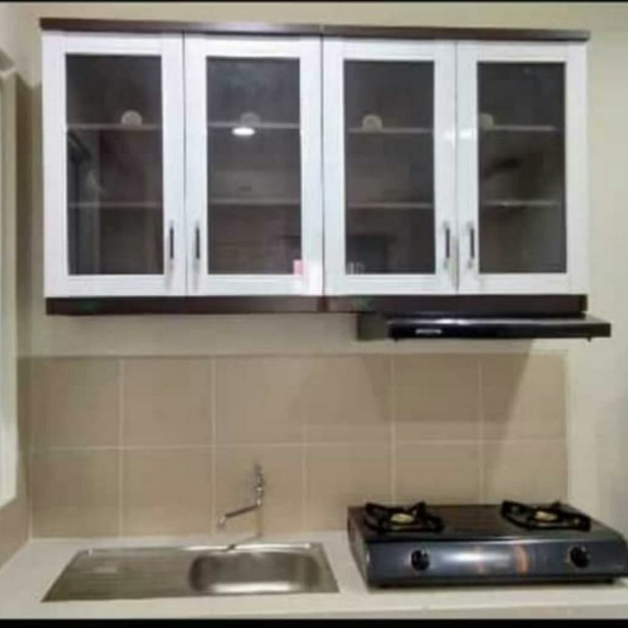 Jual Rak Piring / Kitchenset Atas Lemari Dapur Atas 4 Pintu | Renos