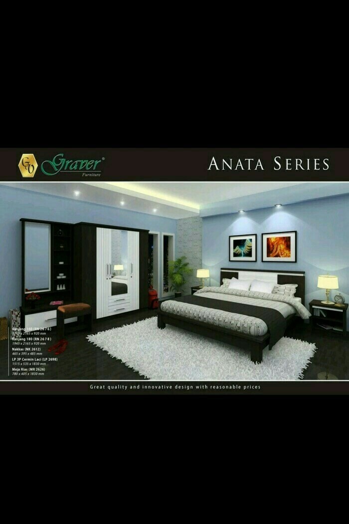 Jual Kamar Set Anata series Kualitas Mewah Free ongkir | Renos