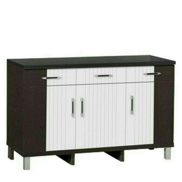 Jual Meja dapur / Kitchen set bawah 3 Pintu Laci Anata Series | Renos