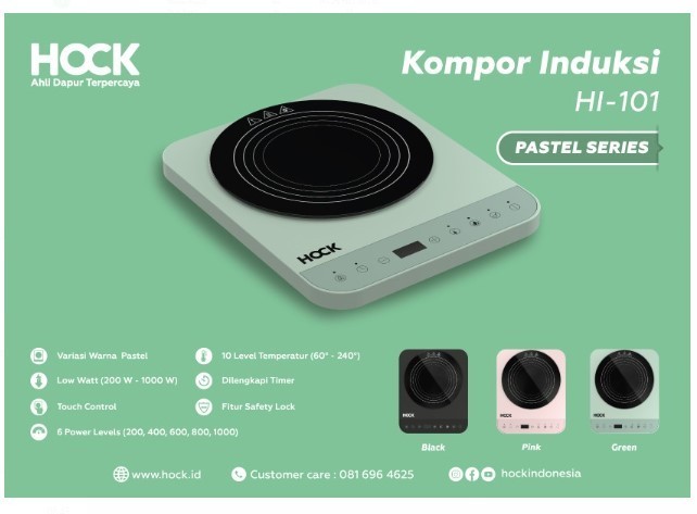 Jual Kompor Induksi Low Watt Hock HI-101 - Random | Renos