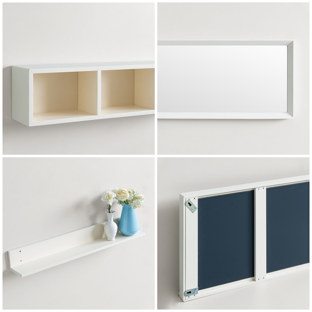 Jual iFURNHOLIC Mason Wall Organizer Set of 3 I Cermin Rak Dinding ...