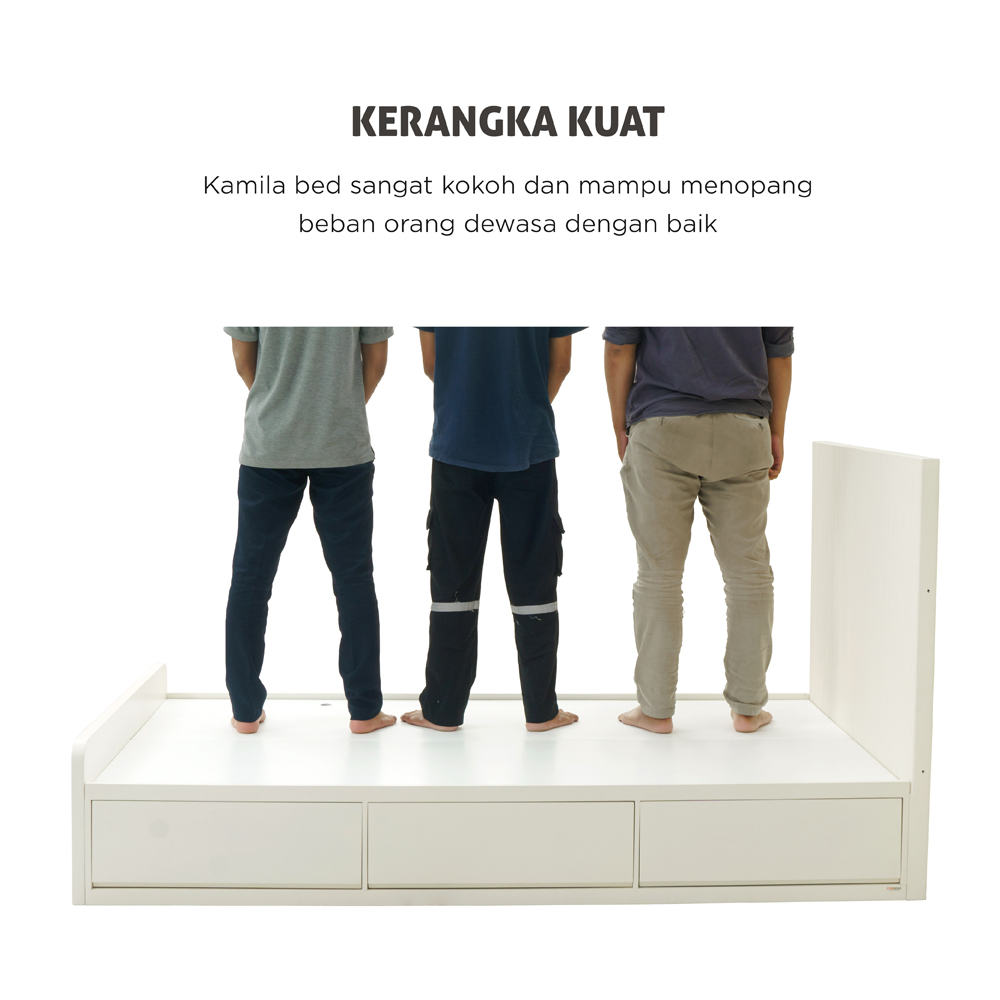 Jual IFURNHOLIC Faye Single Bed 120 | Dipan Laci Tempat Tidur | Divan ...