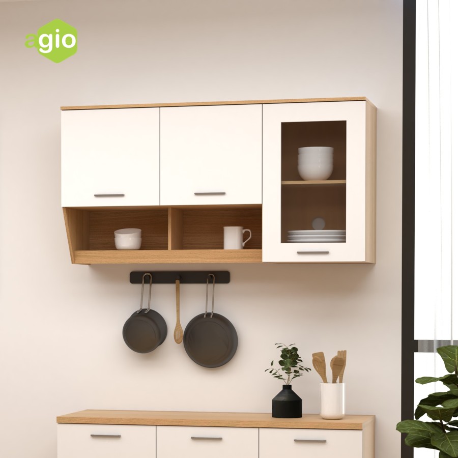 Jual Oggi Kitchen Set 3 Pintu / Rak Atas Dapur / Agio Rea Kitchen Wall ...