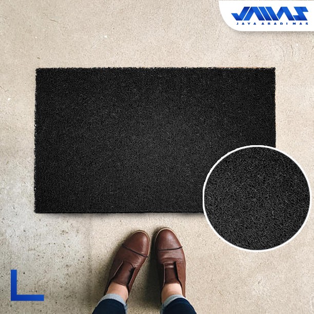Jual Jamas - Keset PVC Coil Mat Plain - Alas Kaki Karet. | Renos