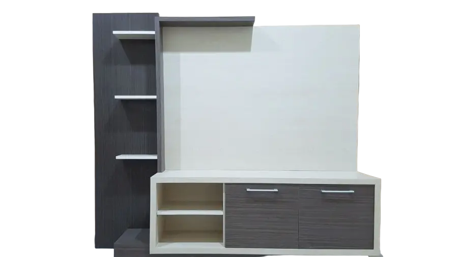 Jual Backdrop TV murah dan minimalis finishing HPL harga per meter | Renos