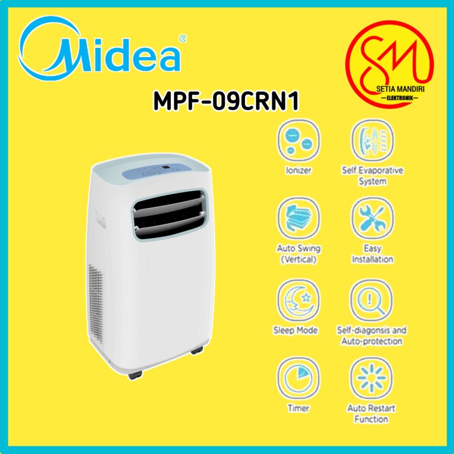 Jual AC MIDEA PORTABLE 1PK / 1 PK / MPF-09 | Renos