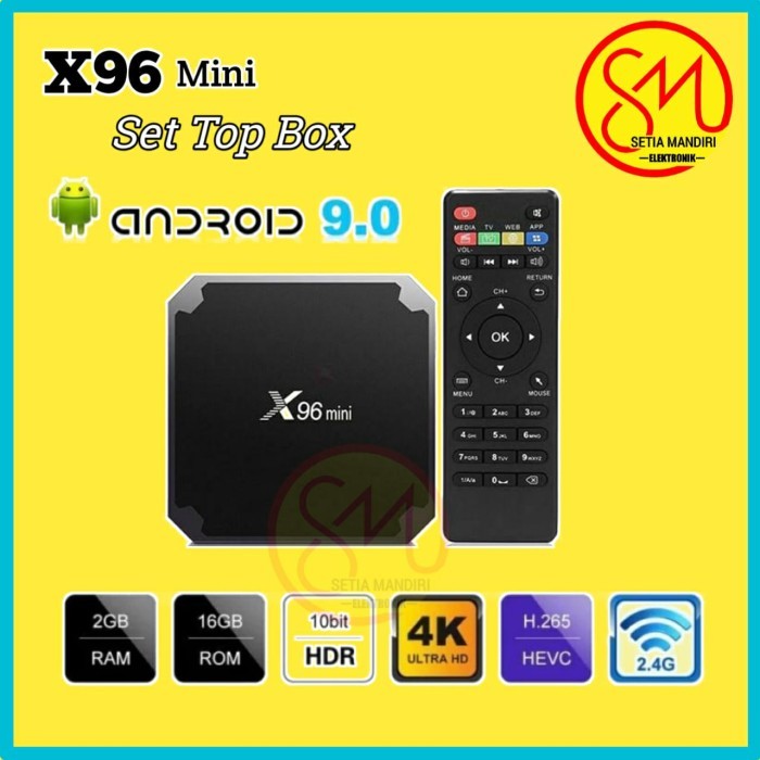 Jual X96 Mini STB Smart Android TV Box RAM 2GB ROM 16GB Full Load KODI ...