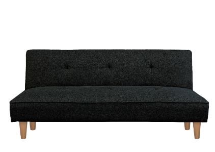 Jual soova sofa Bed Lukas abu hitam | Renos