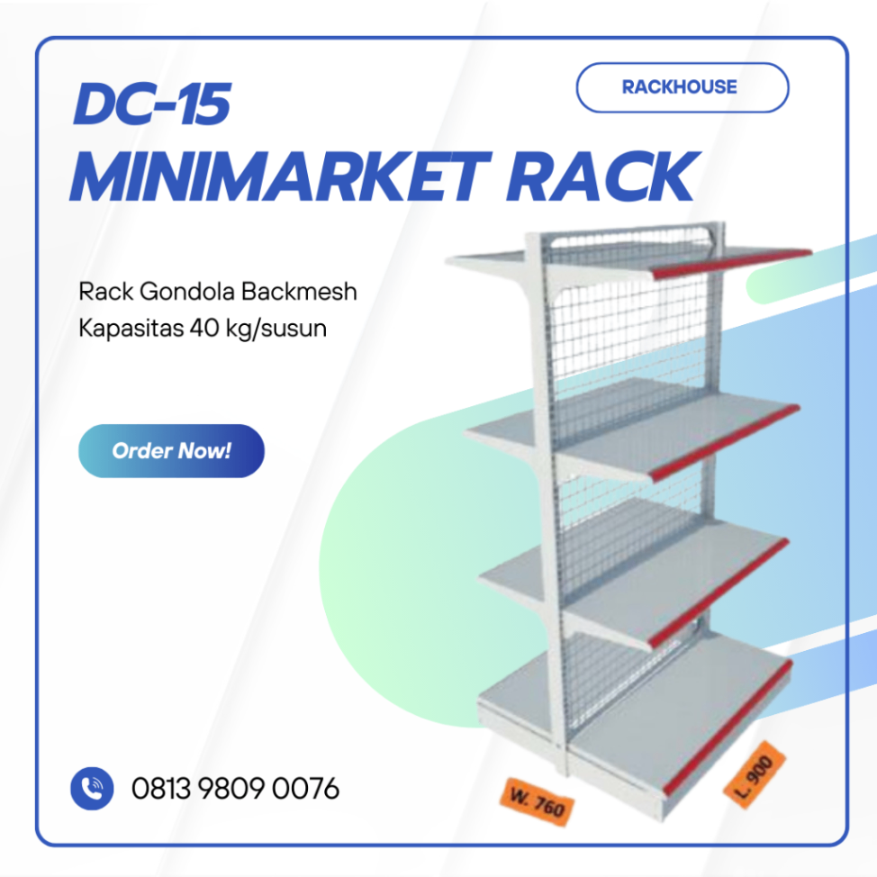 Jual Rak Dachang Minimarket Double Rak Warung Ciki Rak Gondola Double ...