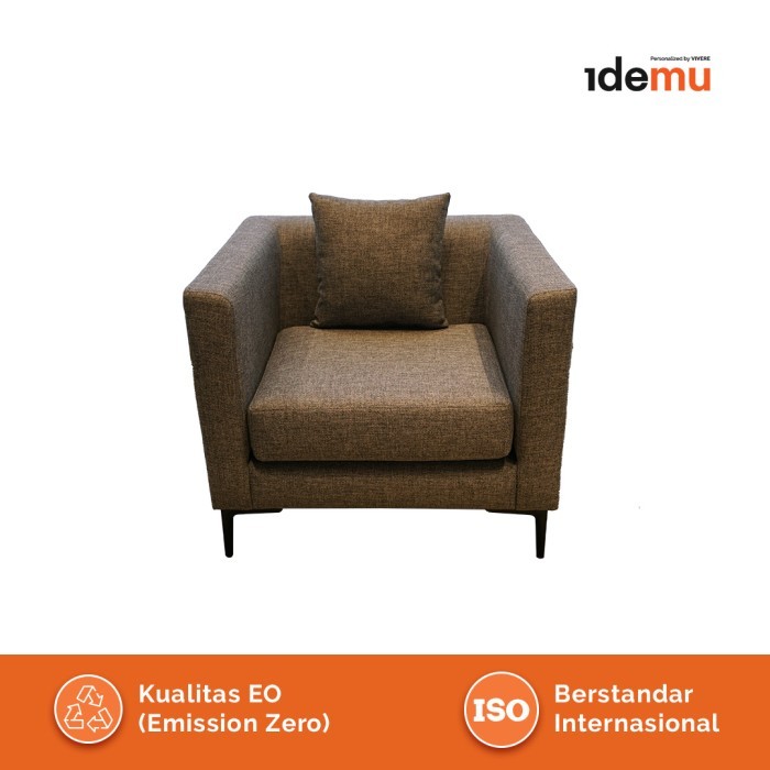 Jual Display Sale - IDEMU Tyra Sofa 1 Seater Furniture Minimalis | Renos