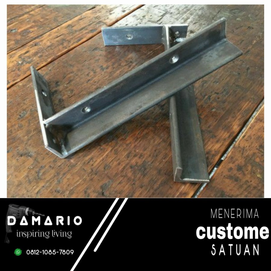 Jual Siku Ambalan Besi / Bracket Ambalan / L Penyangga Ambalan | Renos