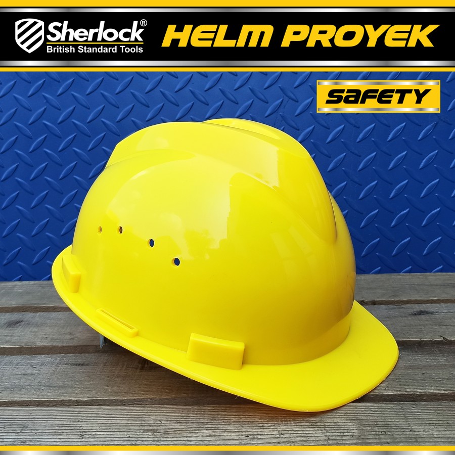 Jual Helm Proyek Safety V-Guard Virgin ABS Part Fastrack Sherlock - Kuning