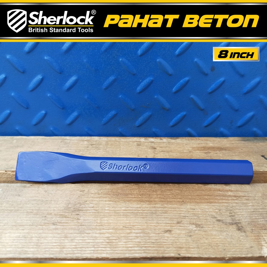 Jual Pahat Batu Beton Cold Chisel Sherlock Betel Baja 8 inch SHERLOCK | Renos