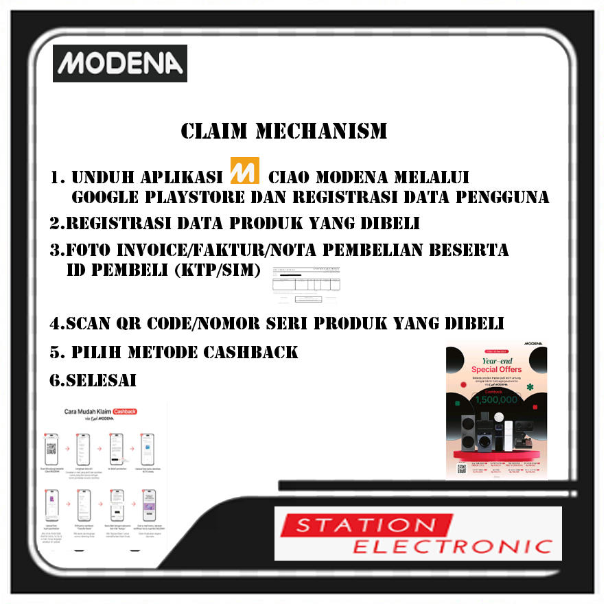 Jual MODENA FC-5642S / FC5642S Kompor with Oven Freestanding | Renos