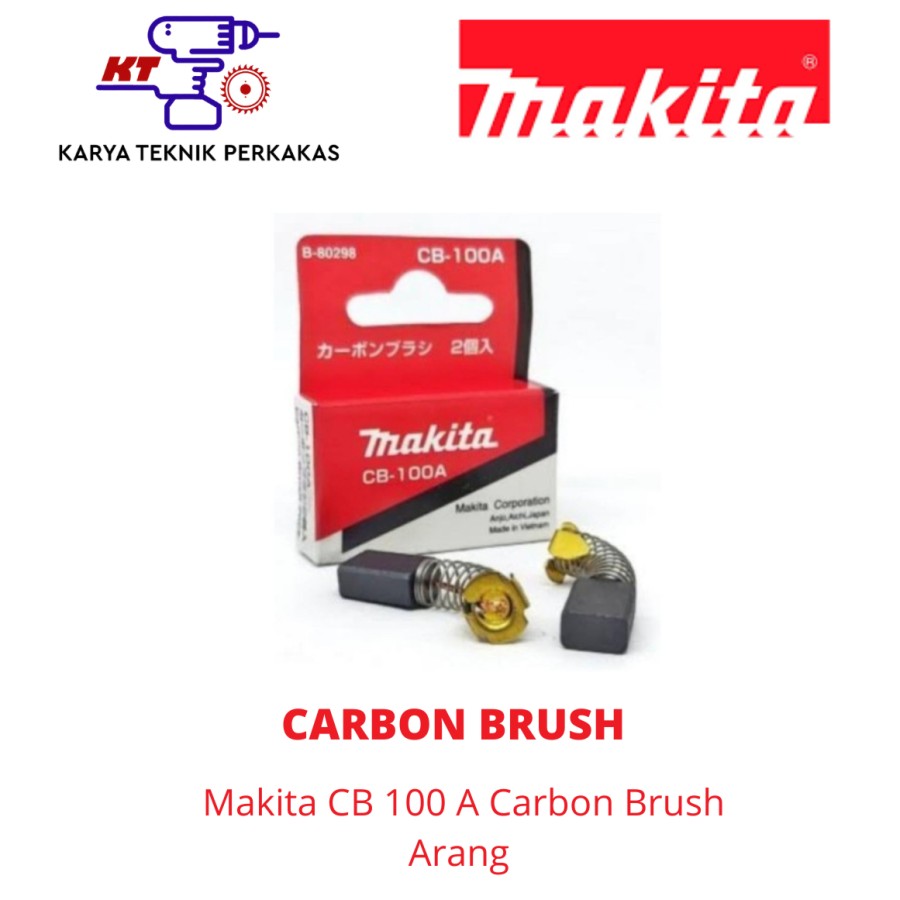 Jual Makita CB 100 A Carbon Brush Arang - 1 Box (10 set) | Renos