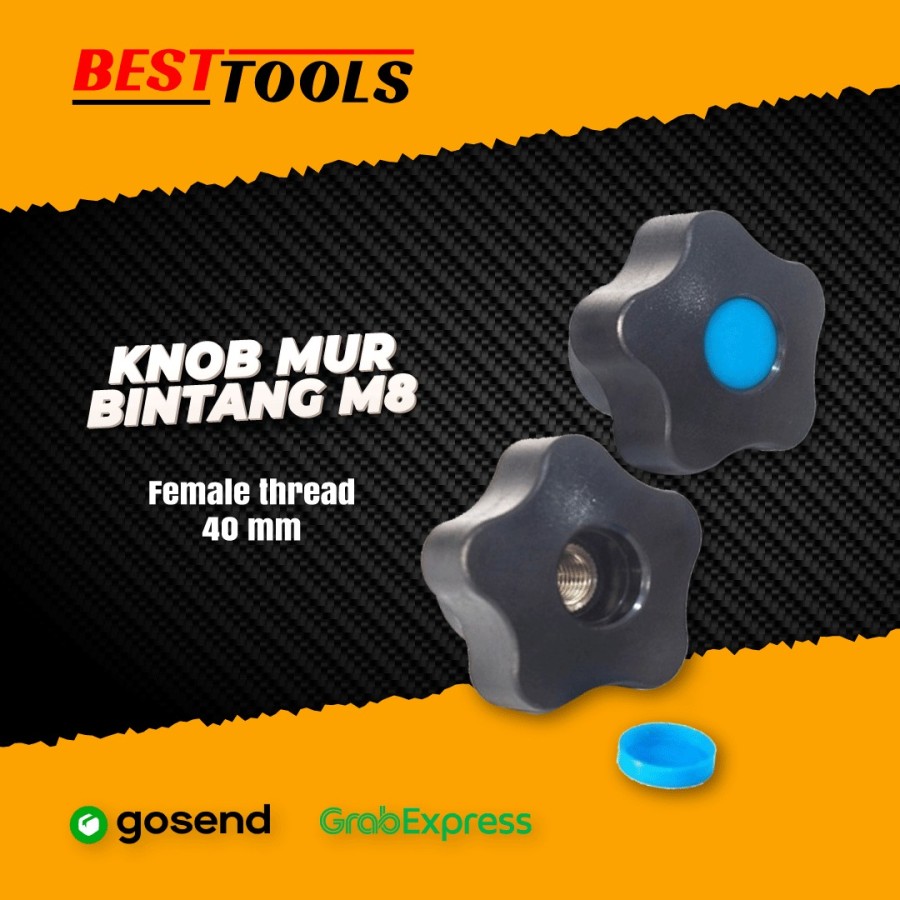 Jual Female Thread Screw Star Knob Mur Bintang M8*40MM | Renos