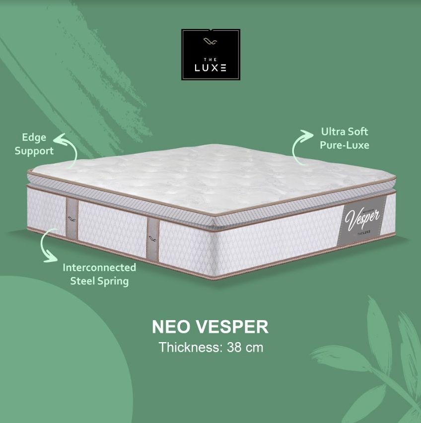 Jual Kasur Spring Bed Vesper Cloud Top 120 Super Single Ranjang Luxe ...