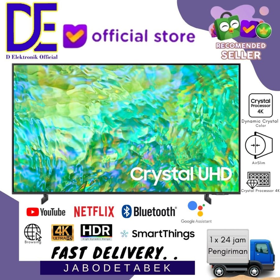 Jual Samsung 55CU8000 Led 55 Inch Crystal UHD Smart TV 2023 ...