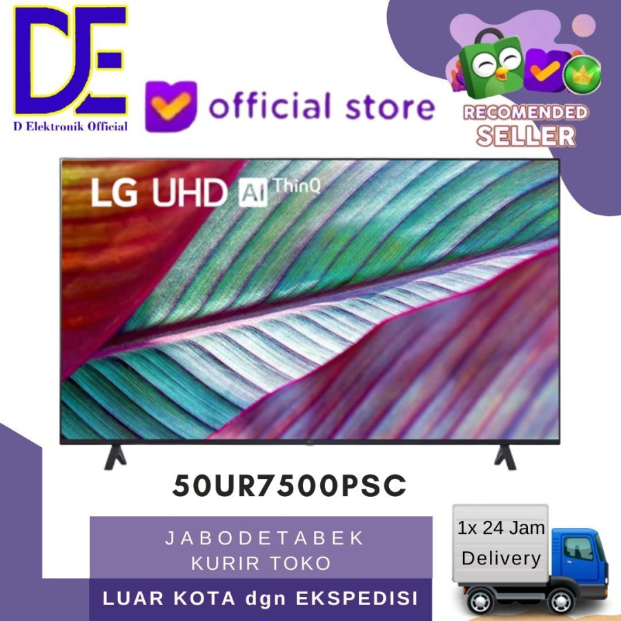 Jual Led Tv 50 Inch UR7500PSC LG 50UR7500 UHD 4K Smart Tv 50UR7500PSC ...