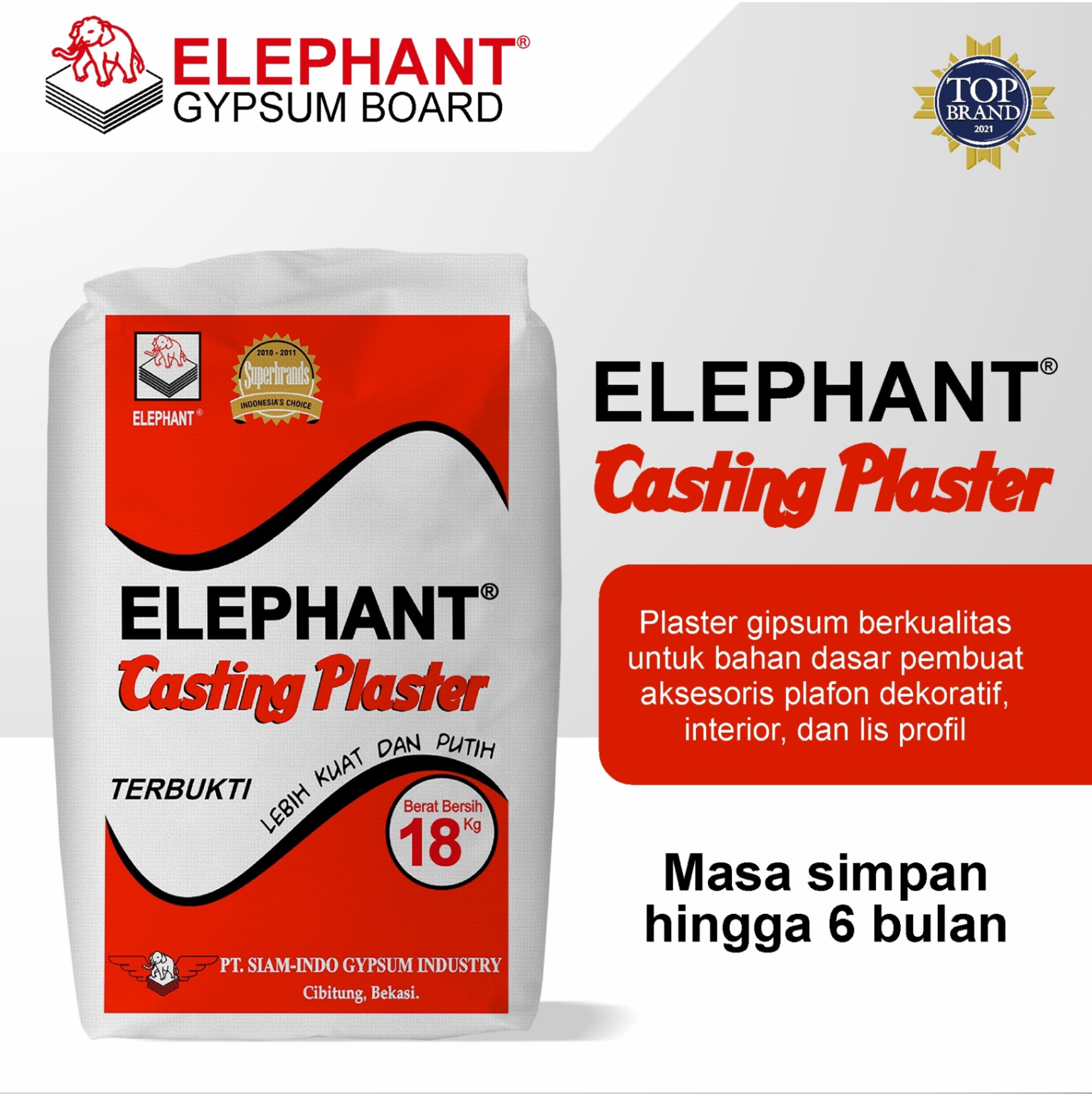 Jual ELEPHANT® Casting Plaster | Renos