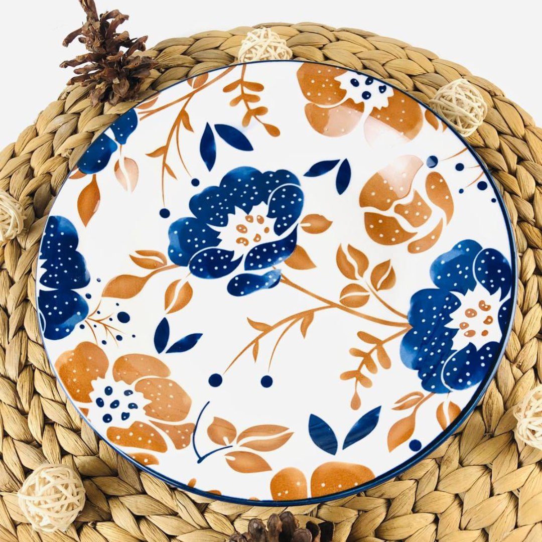 Jual BATHIK Ceramic Plate | Piring Porcelain | Piring Saji | Piring ...