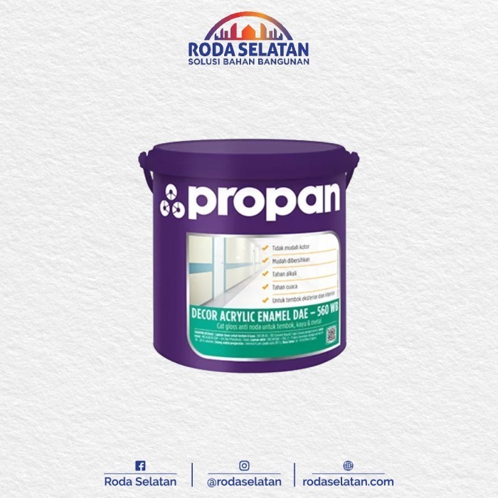 Jual Propan Decor Acrylic Enamel DAE-560 Calm Grey 7110 20 Liter | Renos