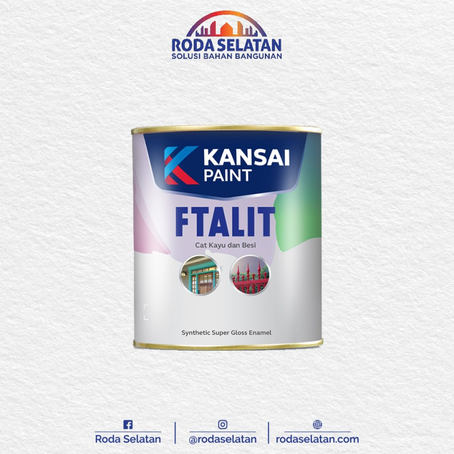 Jual Cat Kayu Besi Kansai Ftalit Super White 115-731 1kg | Renos