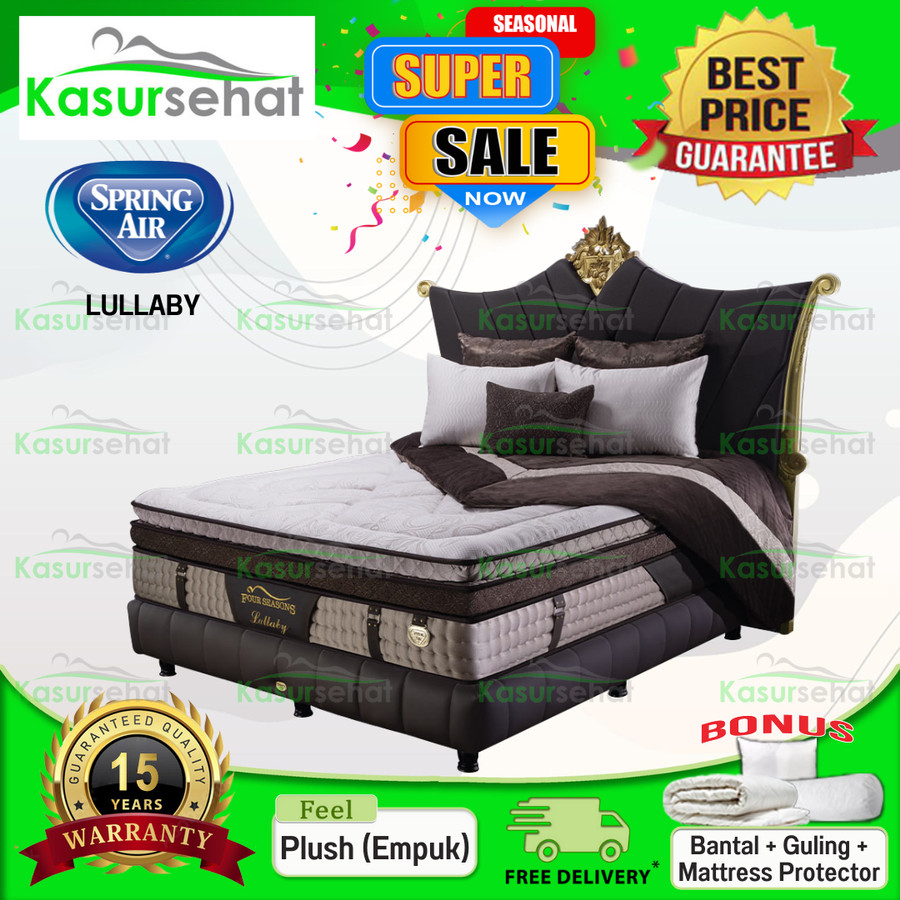 Jual Spring Air Kasur New Lullaby - Full Set 160 180 200 100 120 | Renos