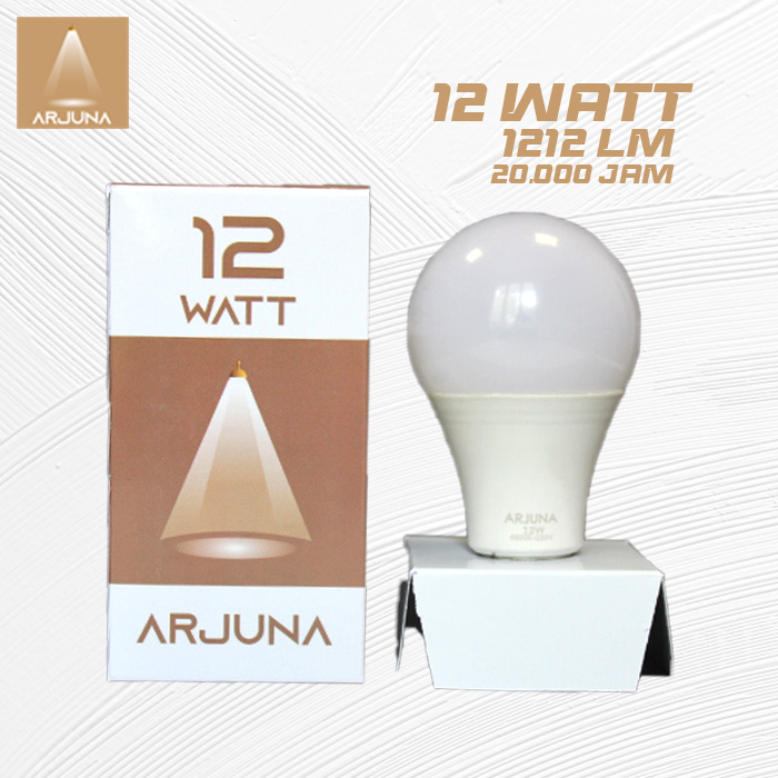 Jual LAMPU LED 12 WATT ARJUNA - BULB BERGARANSI | Renos