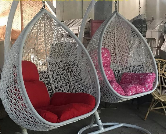 Jual Ayunan Rotan Gantung Kursi Santai Rotan Sintetis Best Seller Renos