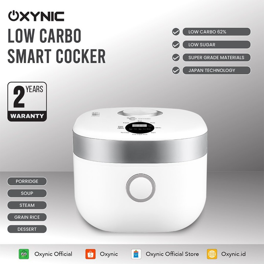 Jual Oxynic Smart Cooker - Low Carbo 4L Touchscreen Japan technology ...