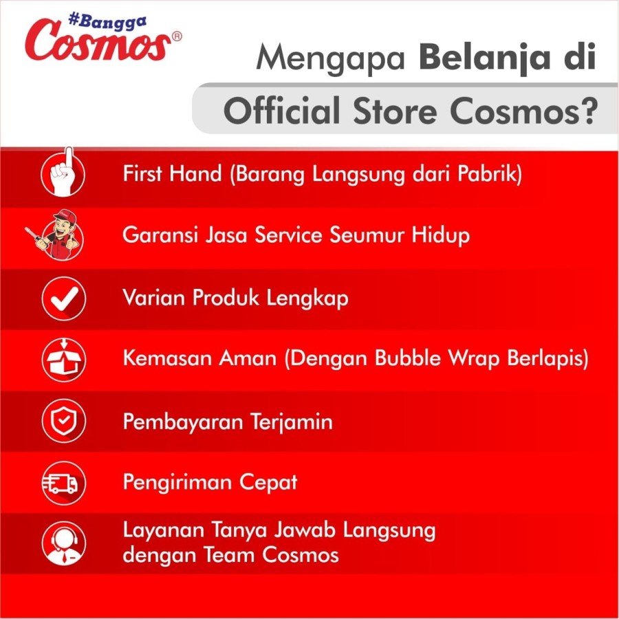 Jual Cosmos 12 DSE - Kipas Angin Meja 12 inch | Renos