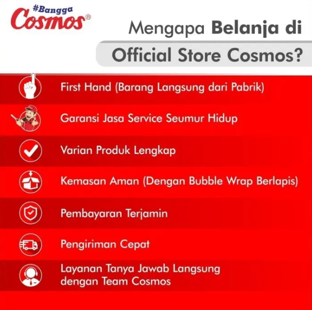 Jual Cosmos 16-WFC - Kipas Angin / Wall Fan 16 inch | Renos