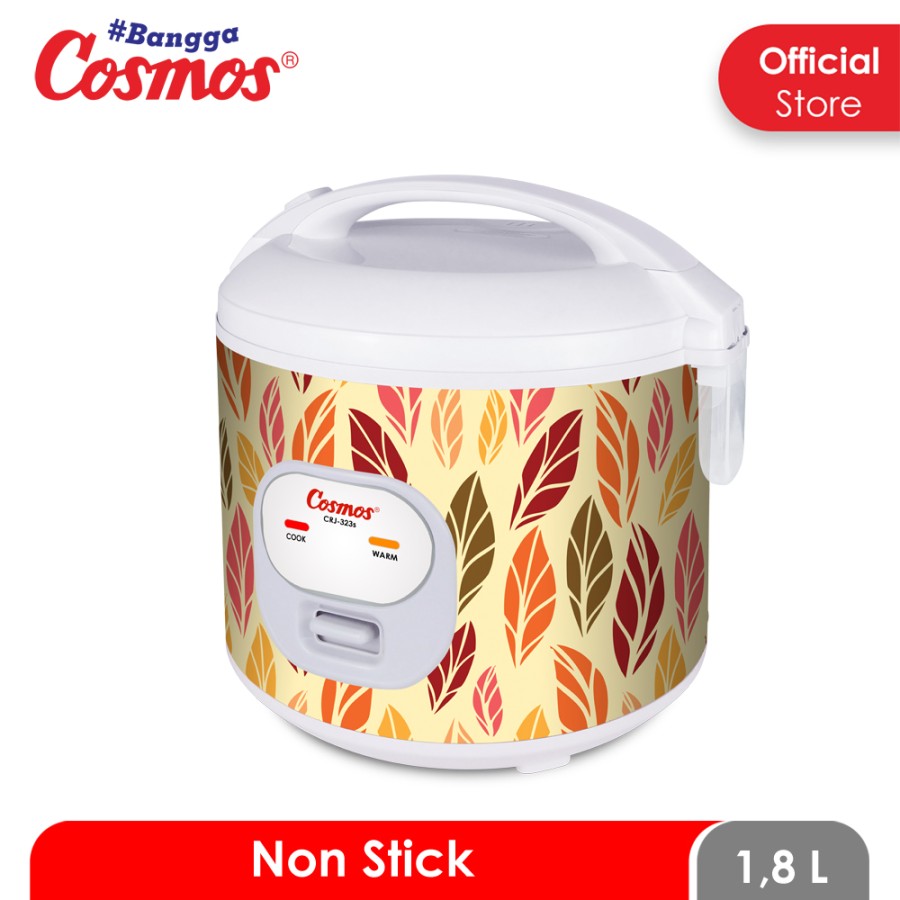 Jual Cosmos CRJ-323SSO - Rice Cooker 1.8 L (Low Watt) ORANGE | Renos