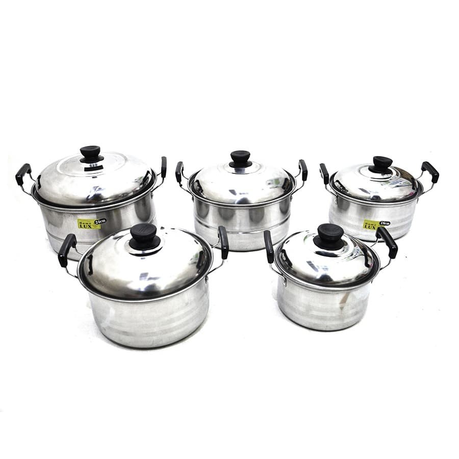 Jual Homelux Panci Set Isi 10 Pcs Stainless | Renos