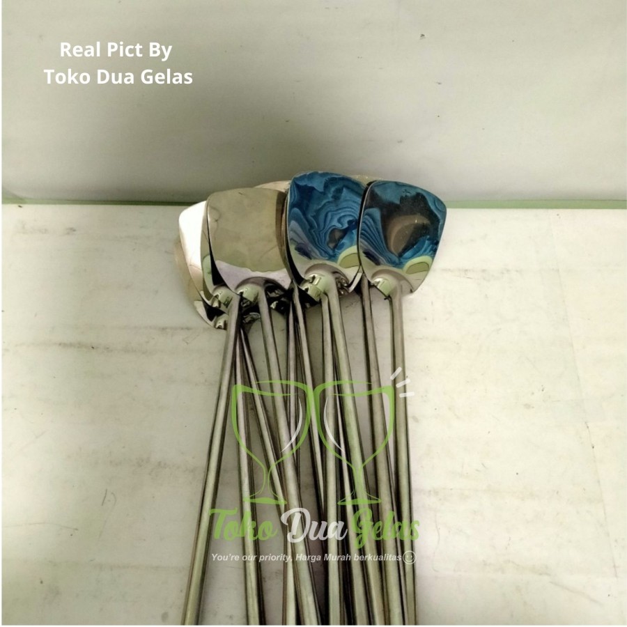 Jual spatula sutil sodet stainless steel panjang / besi stainless | Renos