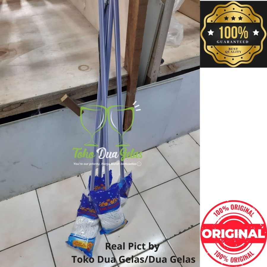Jual Pel Lantai Kain Benang Floor Mop Merek Dragon Ukuran Standart ...