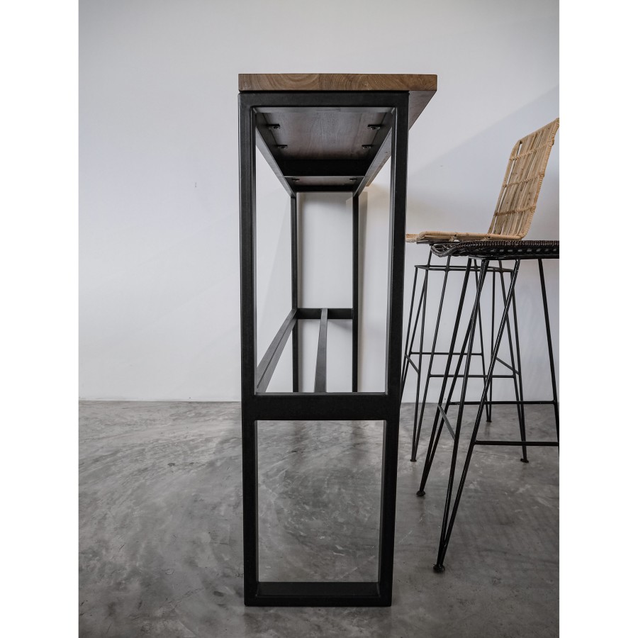 Jual Meja Tinggi Bar Jati Table Restoran Cafe Minimalis Modern Mewah ...