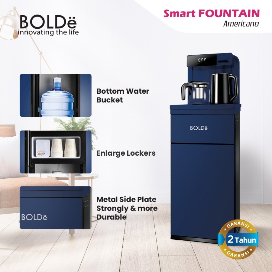 Jual DISPENSER BOLDE GALON BAWAH SMART FOUNTAIN AMERICANO Hot & cool ...