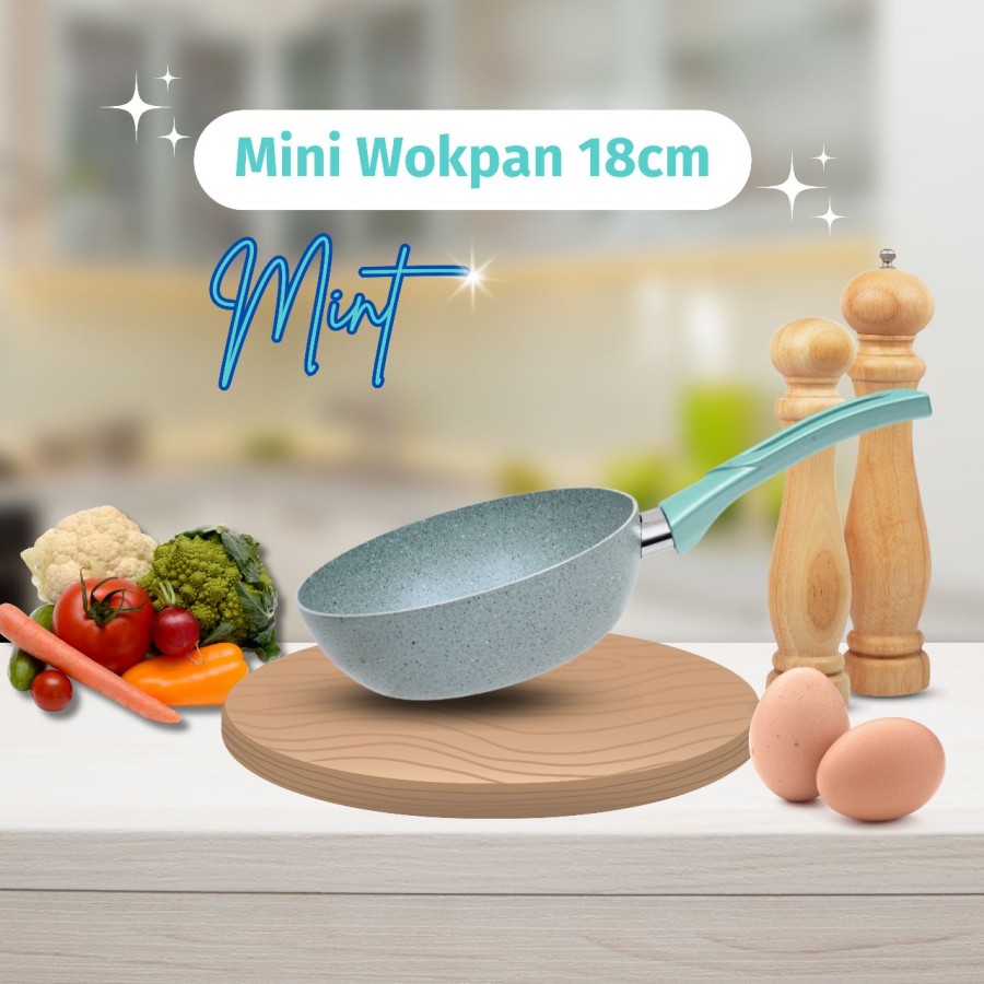 Jual PERO MINI WOK PAN 18CM | Renos