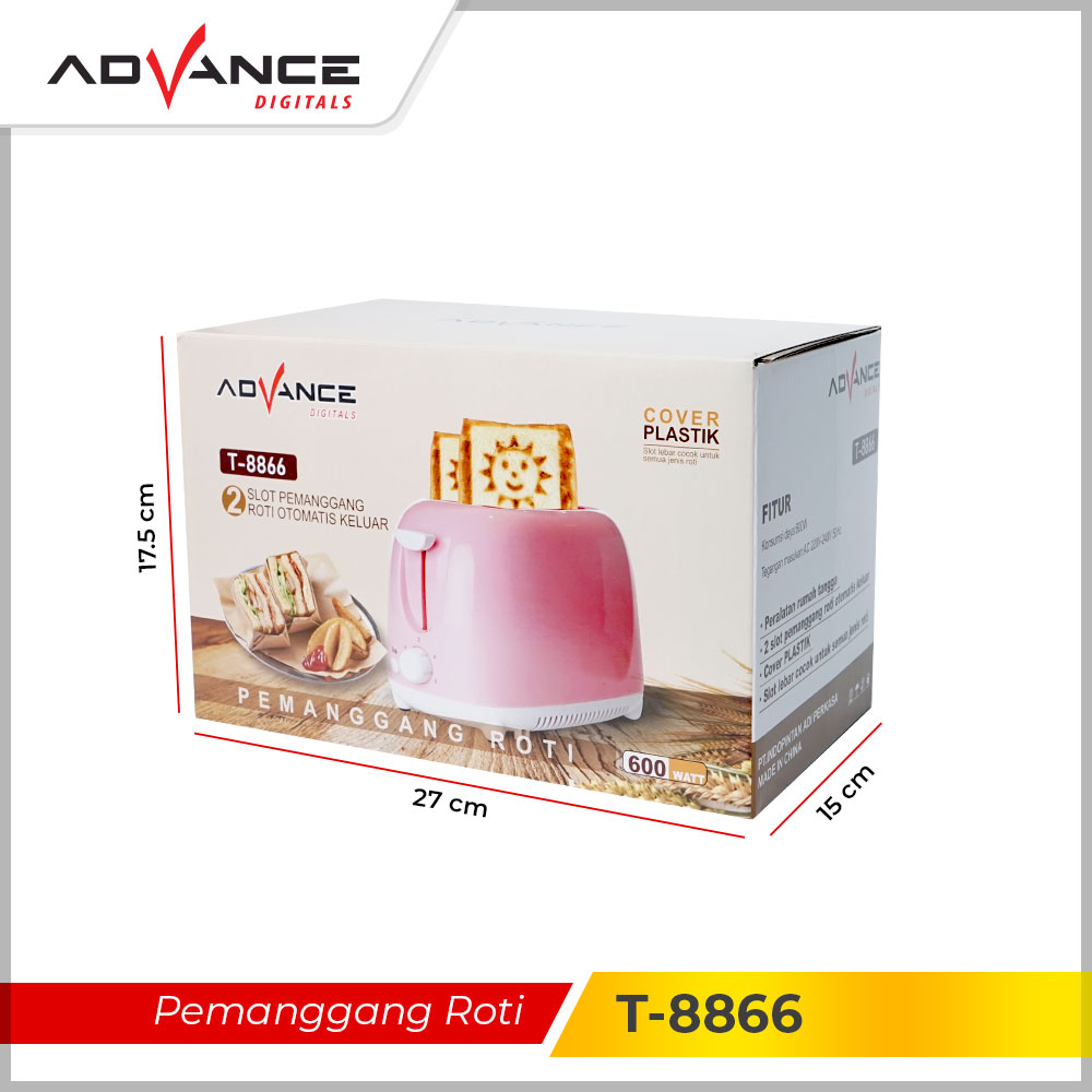 Jual Advance Toaster Pangganan Roti T-8866 | Renos