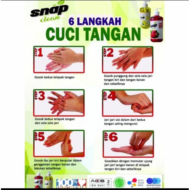Jual Snap Clean Handsoap Lemon 500ml | Renos