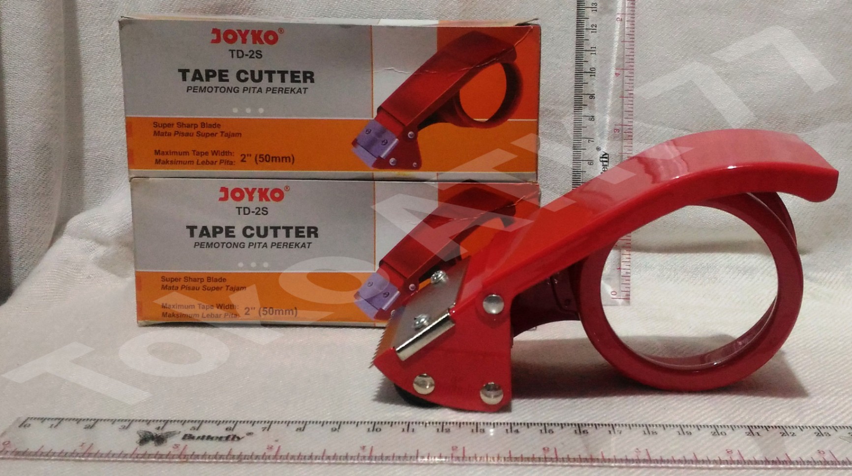 Jual Plakban Lakban Dispenser Besi Joyko Tape Cutter Cuter TD-2S Kuat ...