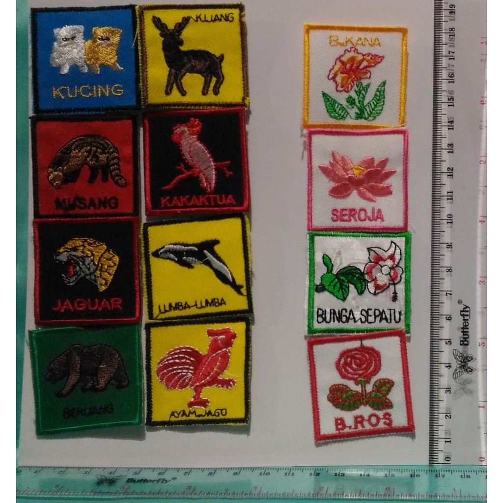 Jual Bet Badge Regu Logo Regu Pramuka Garuda READY STOCK | Renos
