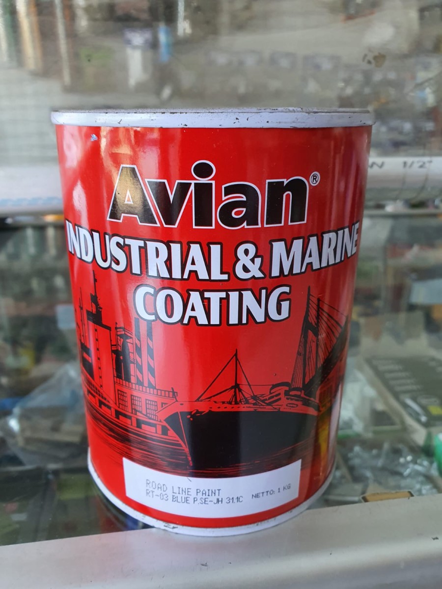 Jual AVIAN INDUSTRIAL & MARINE COATING 1KG | CAT KAPAL | CAT JALAN AVIAN | Renos